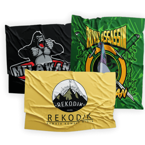 Bendera Custom: Jasa Pembuatan Bendera Murah & Cepat